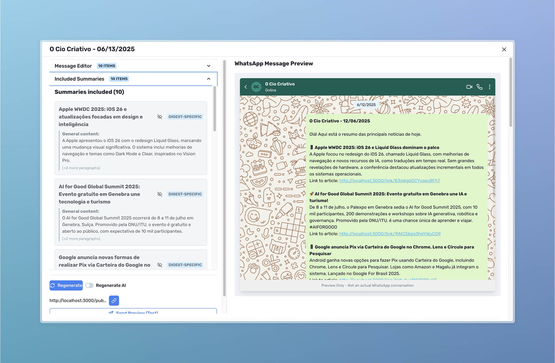 RecapBot – AI Content Curation Assistant for You and Your Audience